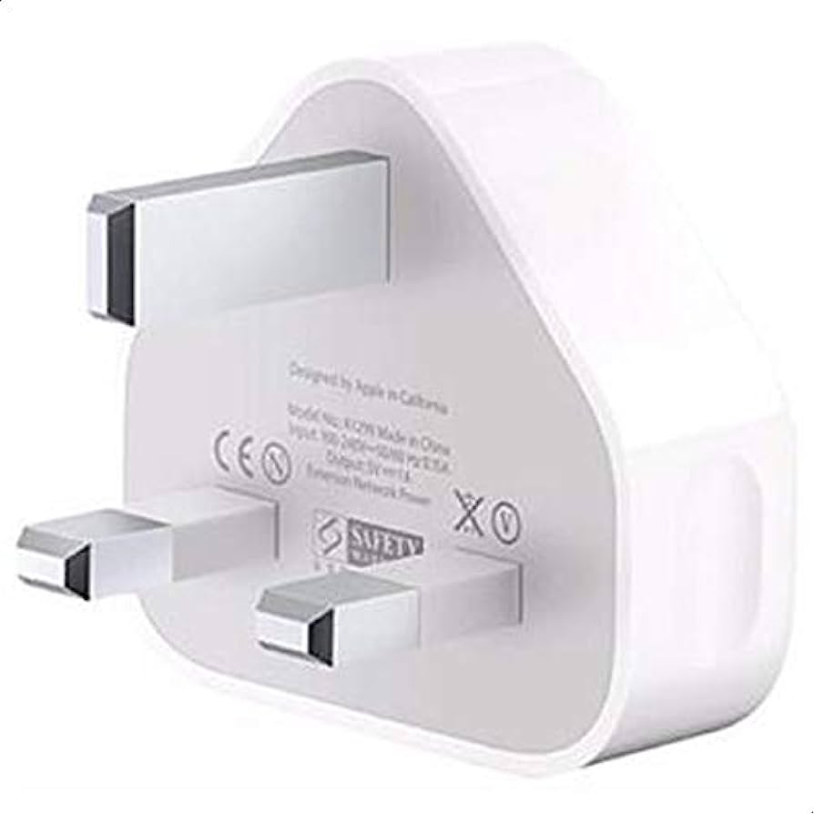 Official Apple 5W USB Power Adapter 3-Pin UK Price in Pakistan
